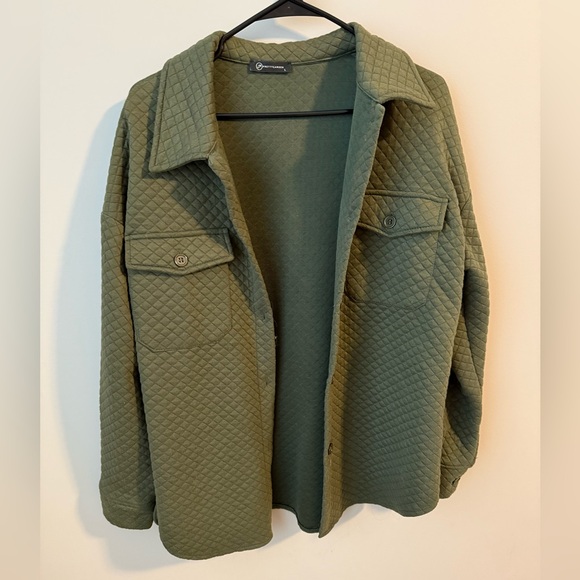 PrettyGarden | Tops | Pretty Garden Quilted Shacket | Poshmark